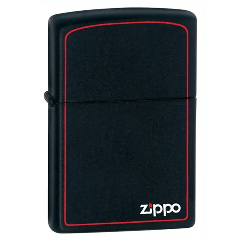 Zippo ZIPPO UPALJAČ - MATTE BLACK/RED BORDER