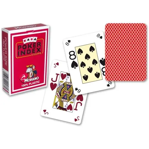 Modiano KARTE MODIANO POKER INDEX CASINO CRVENI ŠPIL