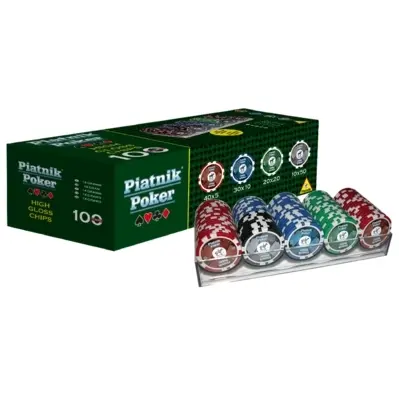 Piatnik PIATNIK SET 100 CHIPS (790591)