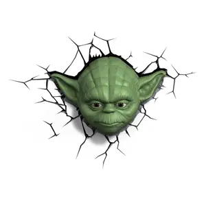 Star Wars figura Yoda Head 3D Light