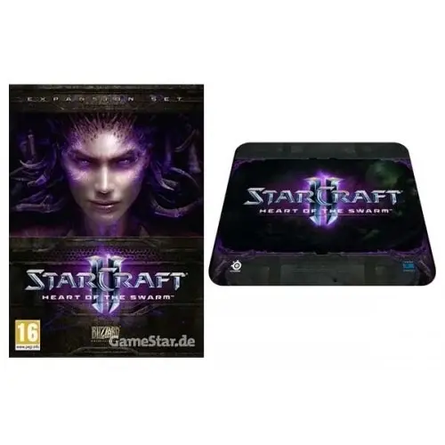PC igrice PC Starcraft 2 Heart of the Swarm + SteelSeries QcK Starcraft 2 HotS Logo Edition (21394)
