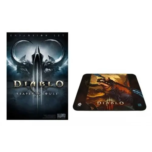 PC igrice PC Diablo 3 Reaper of Souls + SteelSeries QcK Diablo 3 Monk Edition (21397)