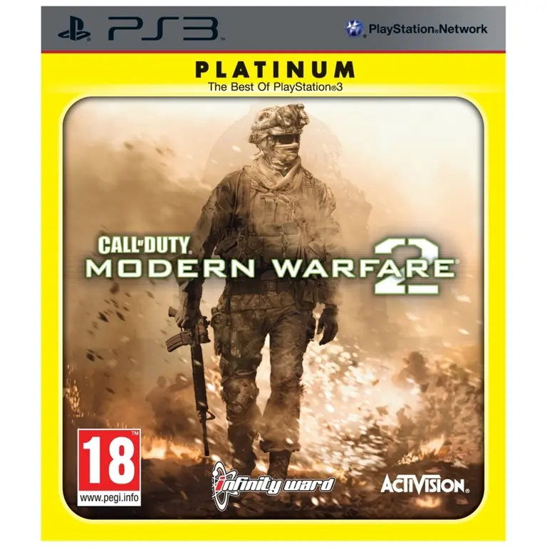 Sony PS
PS3 CALL OF DUTY MODERN WARFARE 2 PLATINUM (84271UK)