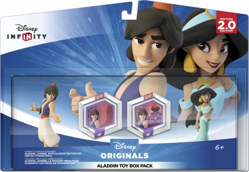 Disney Infinity Infinity 2.0 ToyBox Set Aladdin (Aladdin + Jasmine + 2 Power Discs) (IQAX000007)