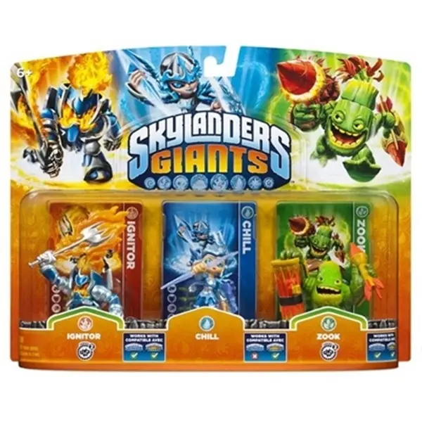 SkyLanders Skylanders GIANTS Triple Pack B (Chill + Zook + Ignitor)