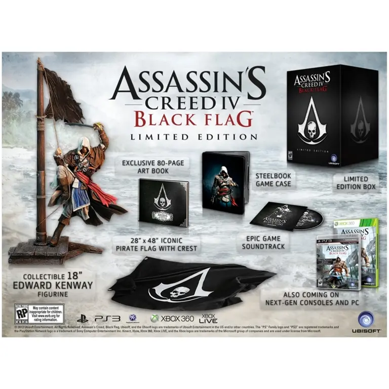 XBOX360 Assassin's Creed 4 Black Flag Skull Edition