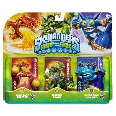 SkyLanders Skylanders SWAP Force Triple Pack A (Sloober Tooth + Eruptor + Pop Fizz) 84758EU