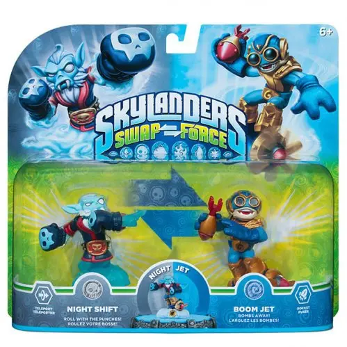 SkyLanders Skylanders SWAP Force Double Pack (Night Shift + Boom Jet) 84842EU