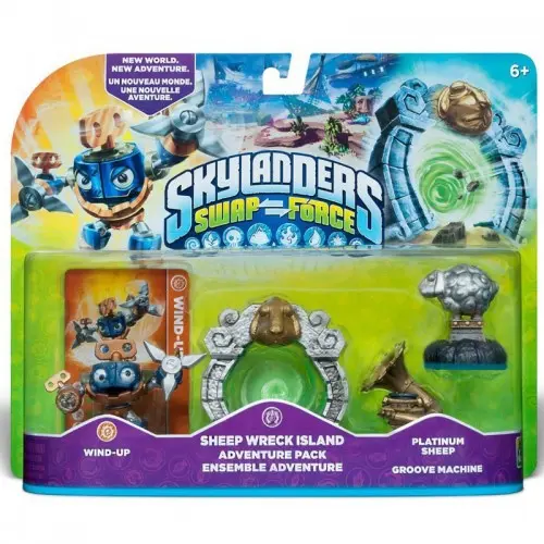 SkyLanders Skylanders SWAP Force Adventure Pack 2 (Wind up + Sheep Wreck + Platinum Sheep + Groove Machine) 84857EU