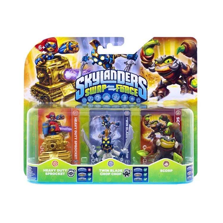 SkyLanders Skylanders SWAP Force Triple Pack D (Scorp + Chop Chop + Sprocket) 84761EU