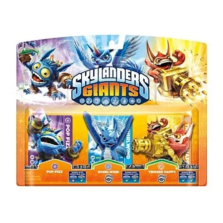 SkyLanders Skylanders GIANTS Triple Pack A (Pop Fizz + Trigger Happy + Whirlwind) 84527EU