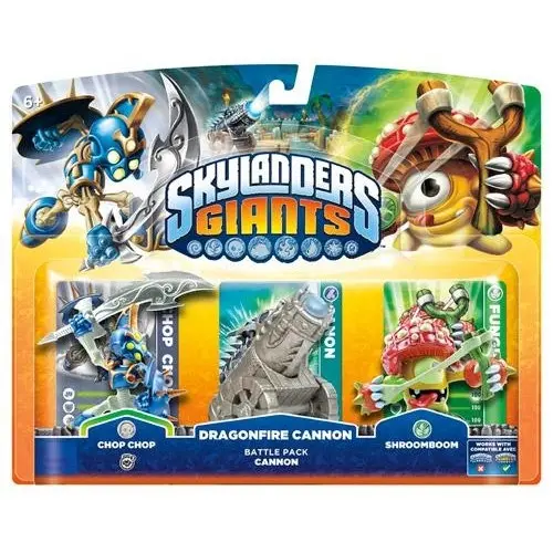 SkyLanders Skylanders GIANTS Battle Pack 1 (Chop Chop + Shroomboom + Cannon Piece) (84639EU,84526EU)