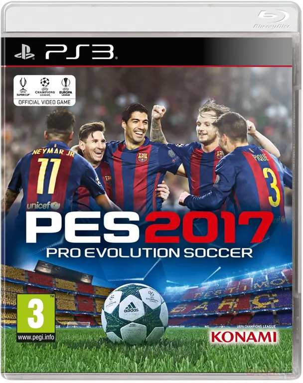 Konami PS3 Pro Evolution Soccer 2017 - PES 2017