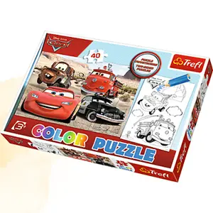Trefl Trefl puzzle 40 color - Cars in the desert/ Disney Cars (36514)