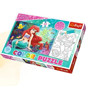 Trefl Trefl puzzle 40 color - Underwater kingdom/ Dsiney princesses (36513)