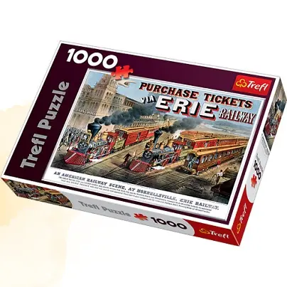 Trefl TREFL PUZZLE 1000 RAILWAYSSECENE AT HORNELLSVILLE / TREFL (10294)