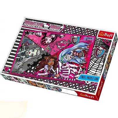 Trefl TREFL PUZZLE 500 GIRLS RULE / MATTEL, MONSTER HIGH (37179)