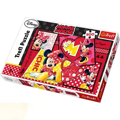 Trefl TREFL PUZZLE 500 MINNIE-COLLAGE / DISNEY MINNIE (37159)