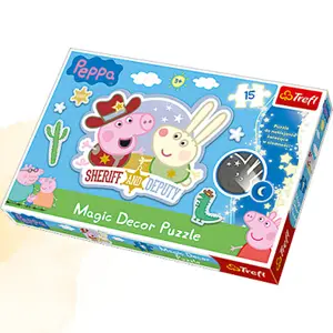 Trefl Trefl puzzle Magic dekor - Peppa pig (14610)