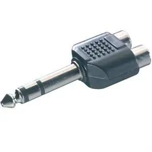 Vivanco Adapter audio Vivanco 6.3mm M2x Cinch F 41048