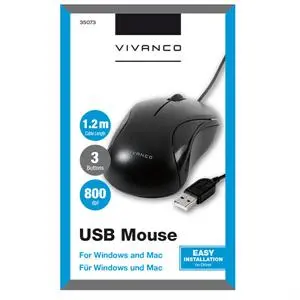 Vivanco
USB VIVANCO COMPACT 35073 OPTIČKI BLACK