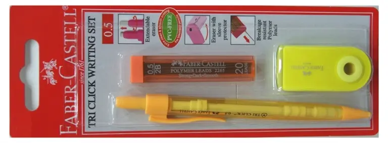 Faber Castell Polyblister 1TO+MINE+GUM. 136290