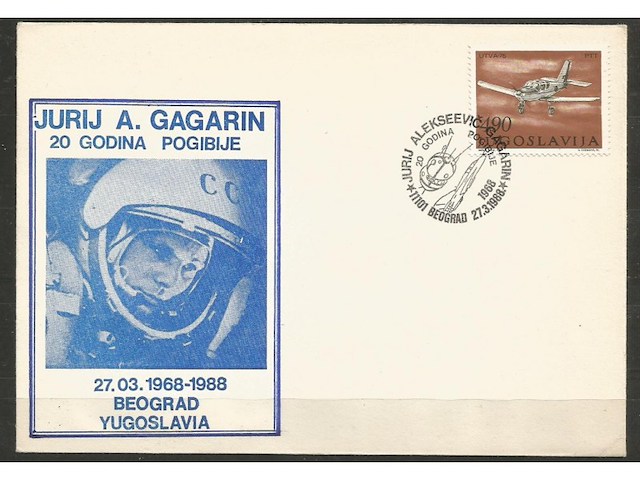 20 god pogibije J.Gagarina 1988.,FD