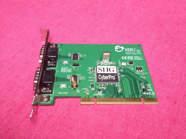 SIIG CyberPro PCI karta sa 2xRS232 serijska porta+GARAN