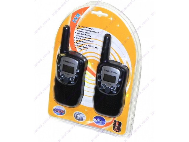 Walkie Talkie T-388 vrhunski + BESPL DOST. ZA 3 ART.