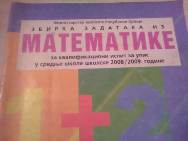 MATEMATIKA ZADACI ZA UPIS U SREDNJU