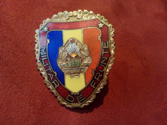 Emajl grudna znacka granicne vojske Rumunije