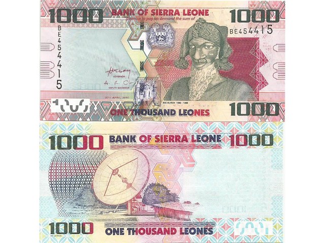 Sierra Leone 1000 leones 2010. UNC P-30