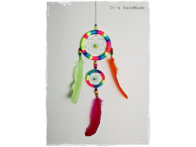 Dreamcatcher- Hvatac snova,Rainbow/Hippy