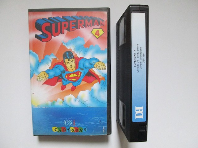 SUPERMAN stari crtani original VHS