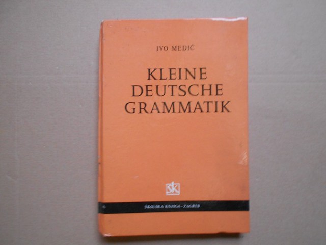 Kleine deutsche grammatik,Ivo Medić,školska knjiga