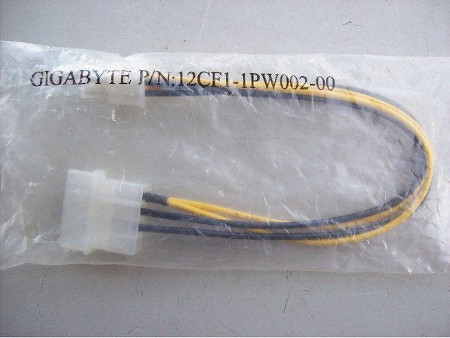 Molex na 4-pinski za cpu kabal-adapter nov -Gigabyte