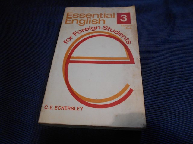 Essential english 3,for foreign students,`longman`,
