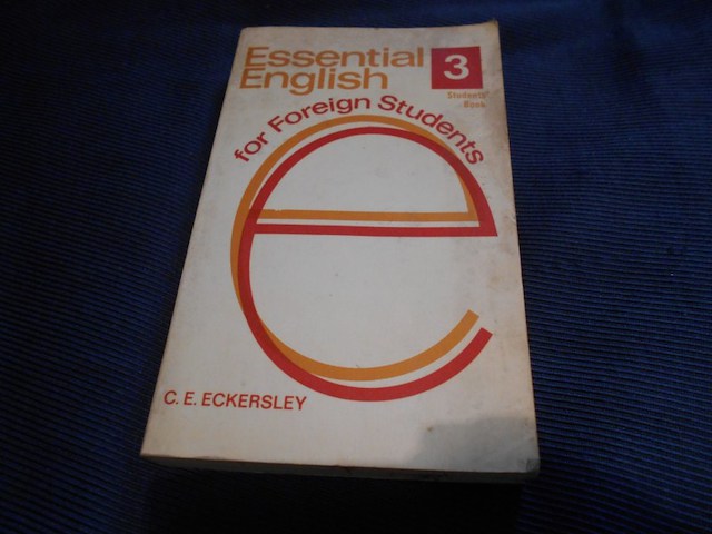 Essential english 3,for foreign students,`longman`,