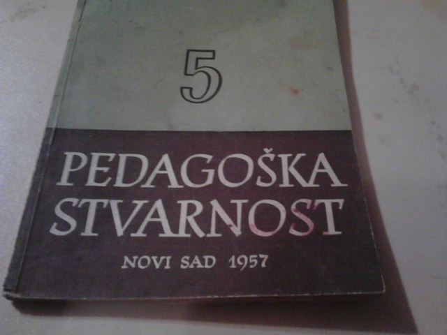 PEDAGOSKA STVARNOST..1957.GOD