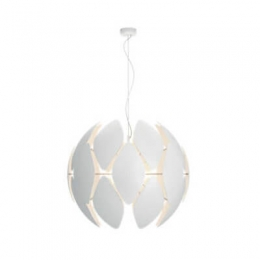 Chiffon pendant white 1x60W 230V