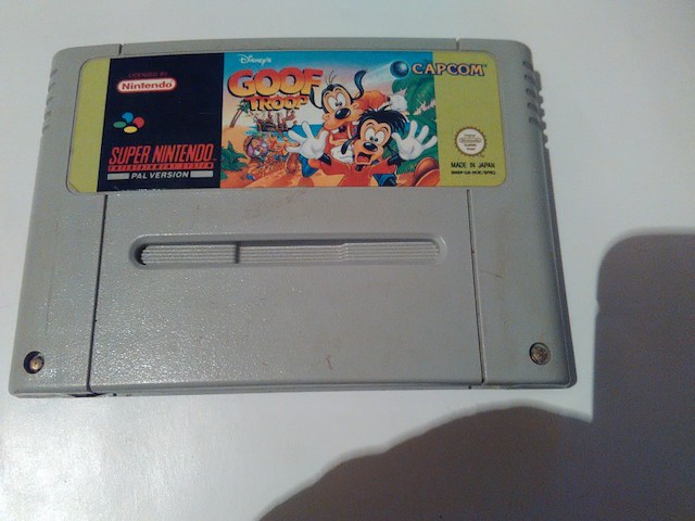 nintendo snes k disney`s goof troop sa slika