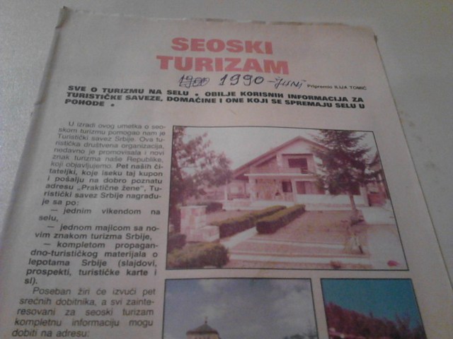 SEOSKI TURIZAM..1990.G