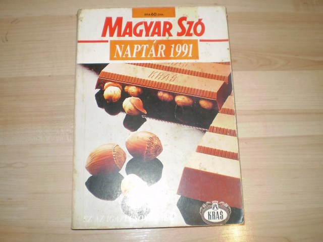 Magyar Szo Naptár 1991-  godisnjak