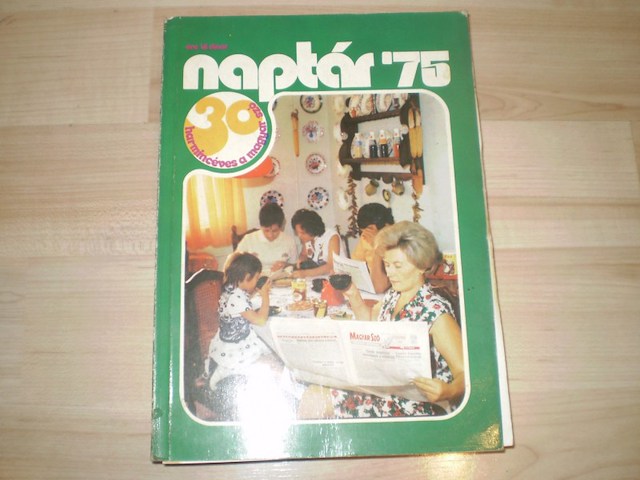 Naptár 1975-  godisnjak