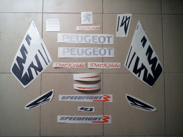 Nalepnice za motore Peugeot SpeedFight3
