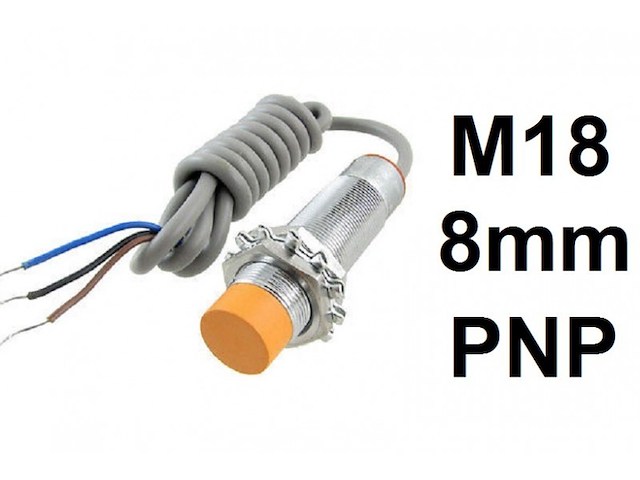 Induktivni senzor - LM18 - 8mm - PNP - 6-36VDC - NC