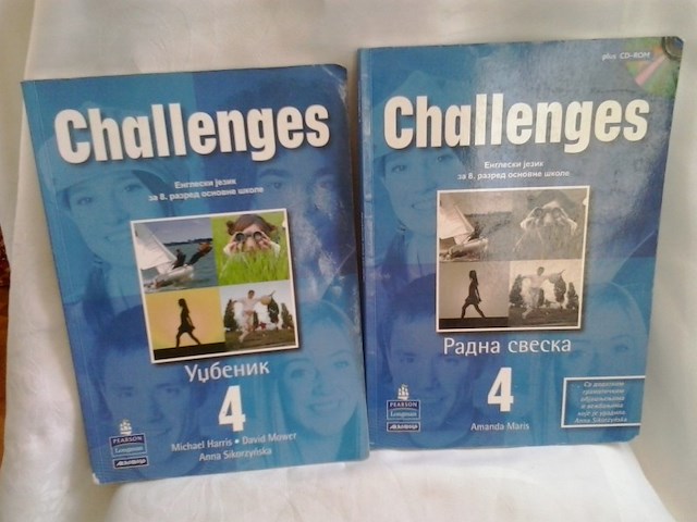 Challenges 4 udžbenik i radna sveska ima CD Pearson