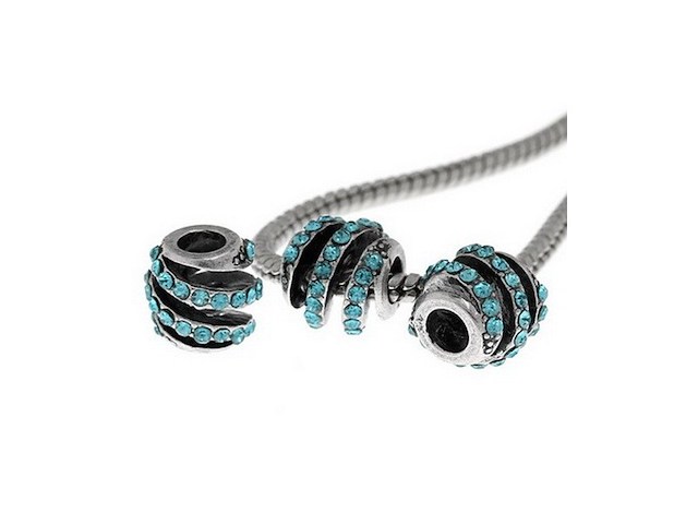 PRIVEZAK OCEAN BLUE CRYSTAL ZA PANDORA NARUKVICE