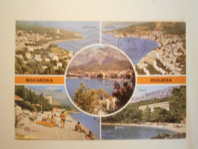 MAKARSKA RIVIJERA;  PUTOVALA 1984.GODINE