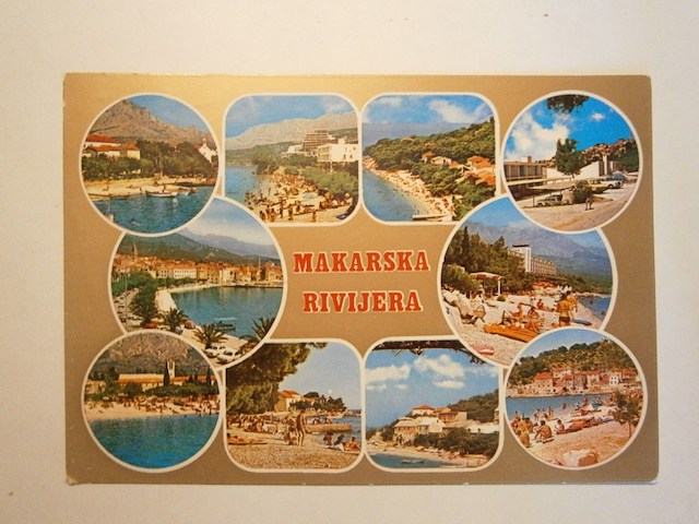 MAKARSKA RIVIJERA;  PUTOVALA 1977.GODINE